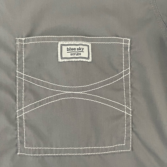 Blue Sky | Tops | Blue Sky Classic Shelby Scrub Top Color Slate Grey Sz ...